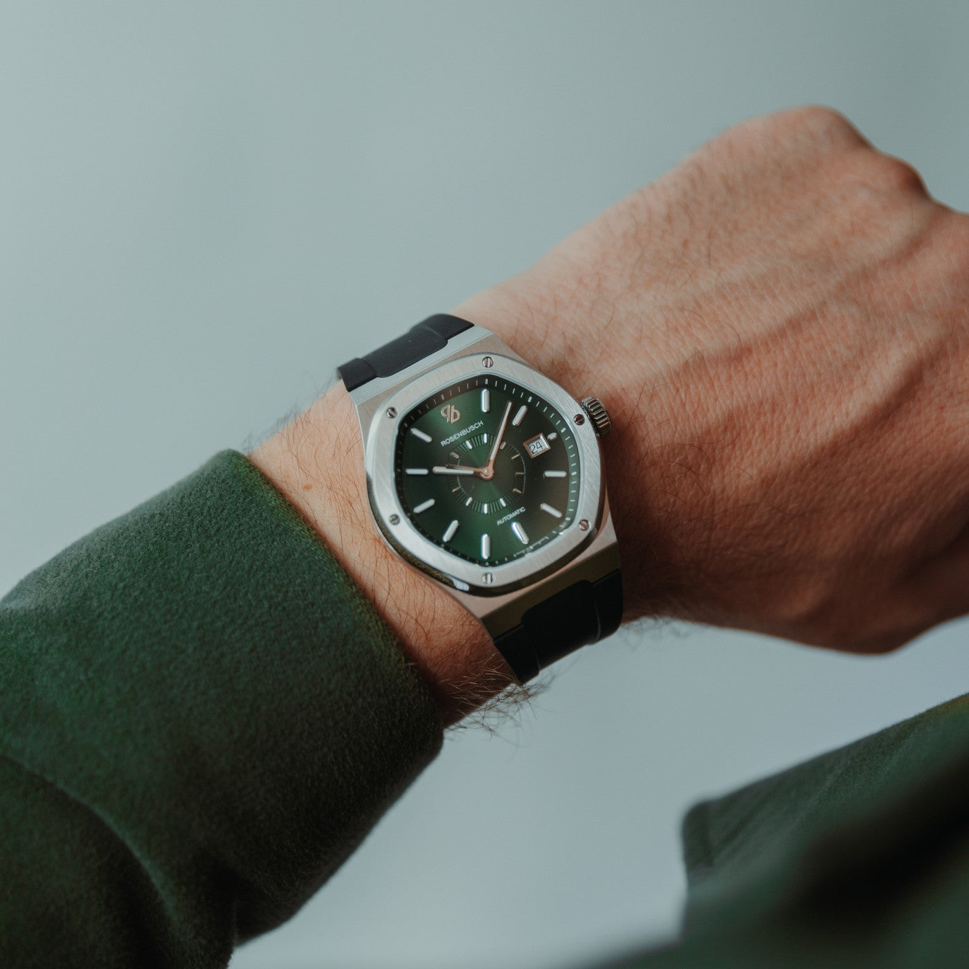 The Quest RB200 – Emerald Green – Rosenbusch Watches GmbH